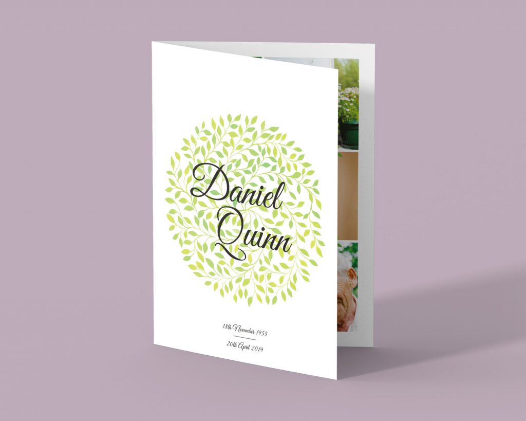 Funeral Order of Service – and other Funeral Stationery