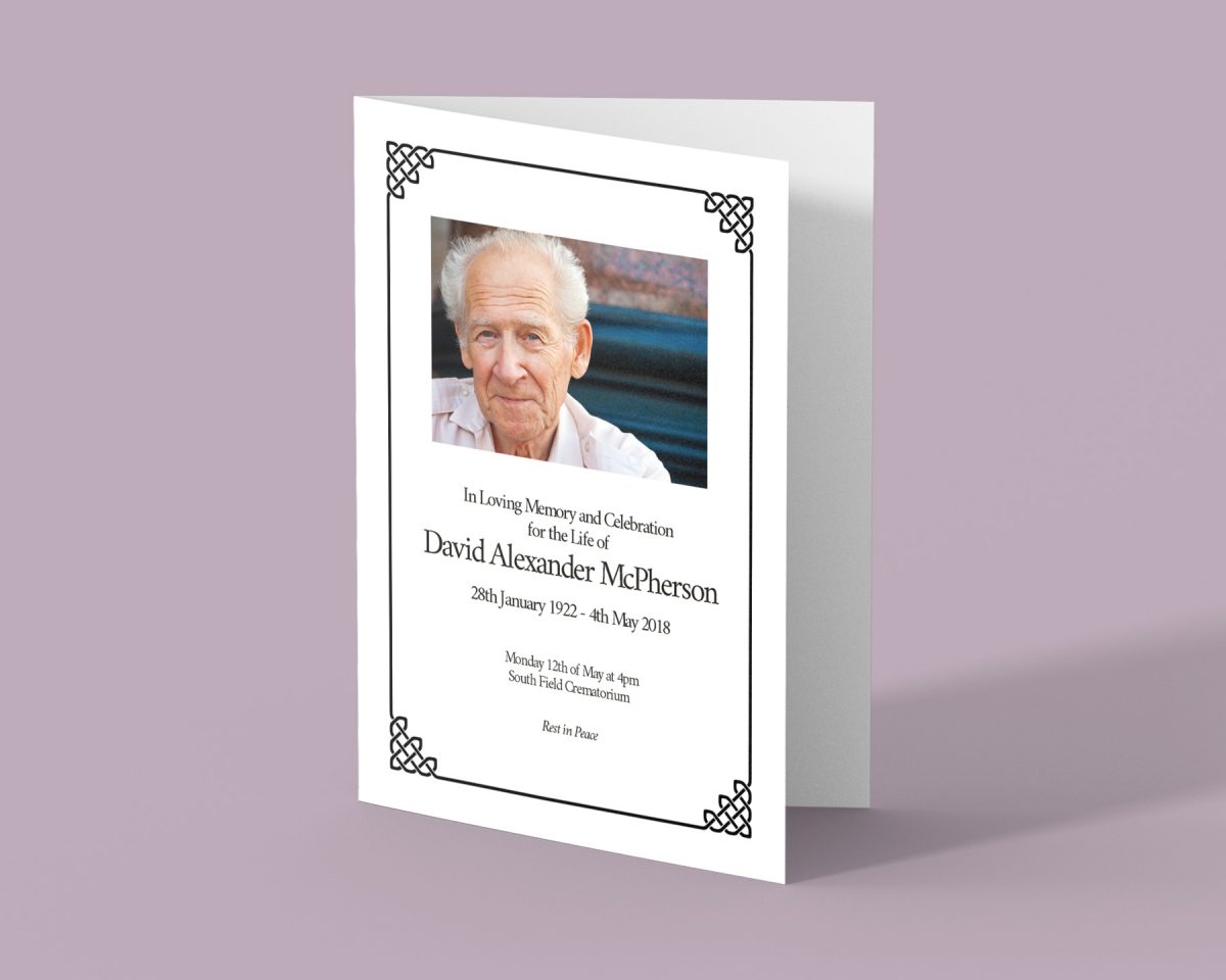 Funeral Order of Service – and other Funeral Stationery