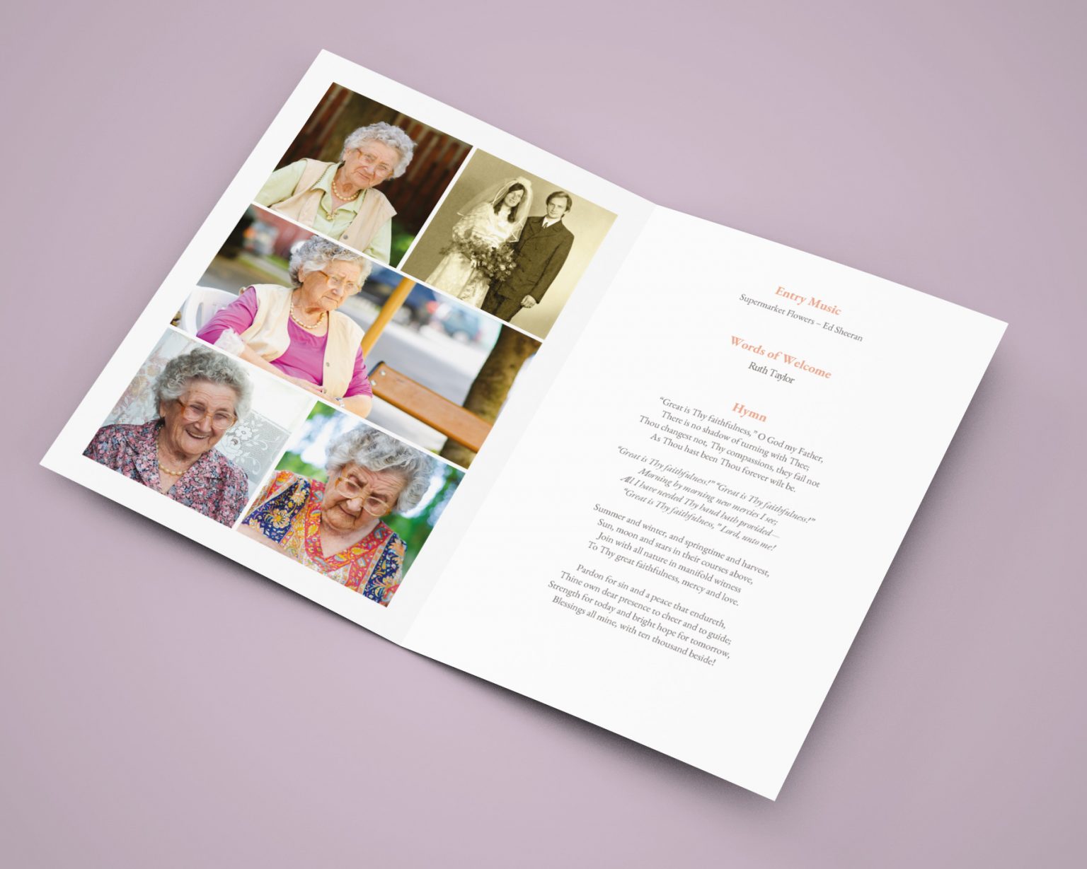 How to write a Funeral Order of Service – Funeral Order of Service