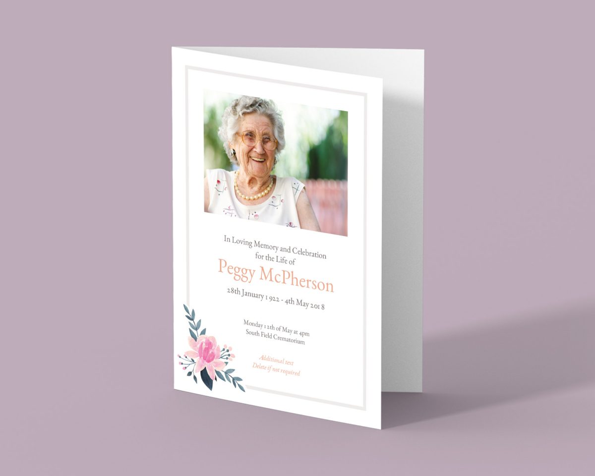 Funeral Order of Service – and other Funeral Stationery