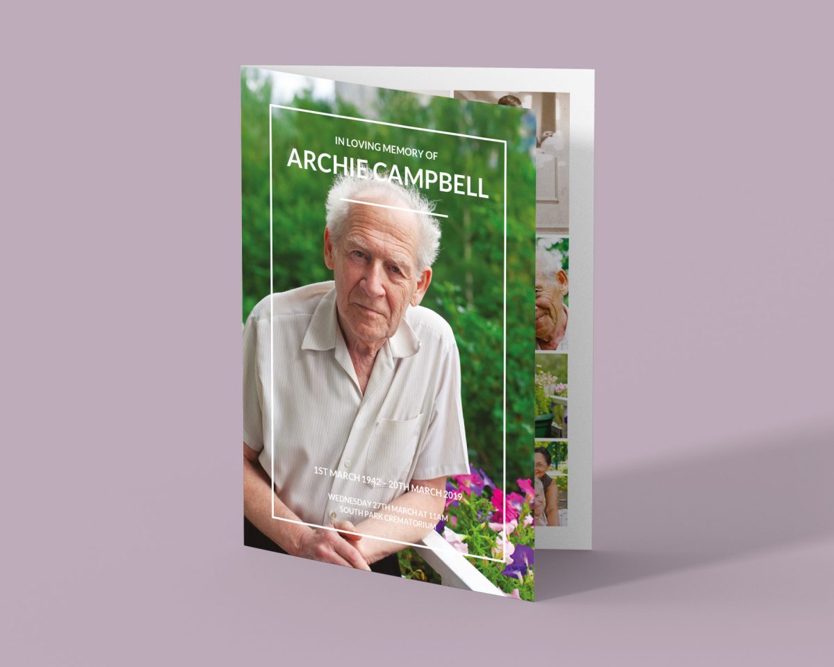 Funeral Order of Service – and other Funeral Stationery