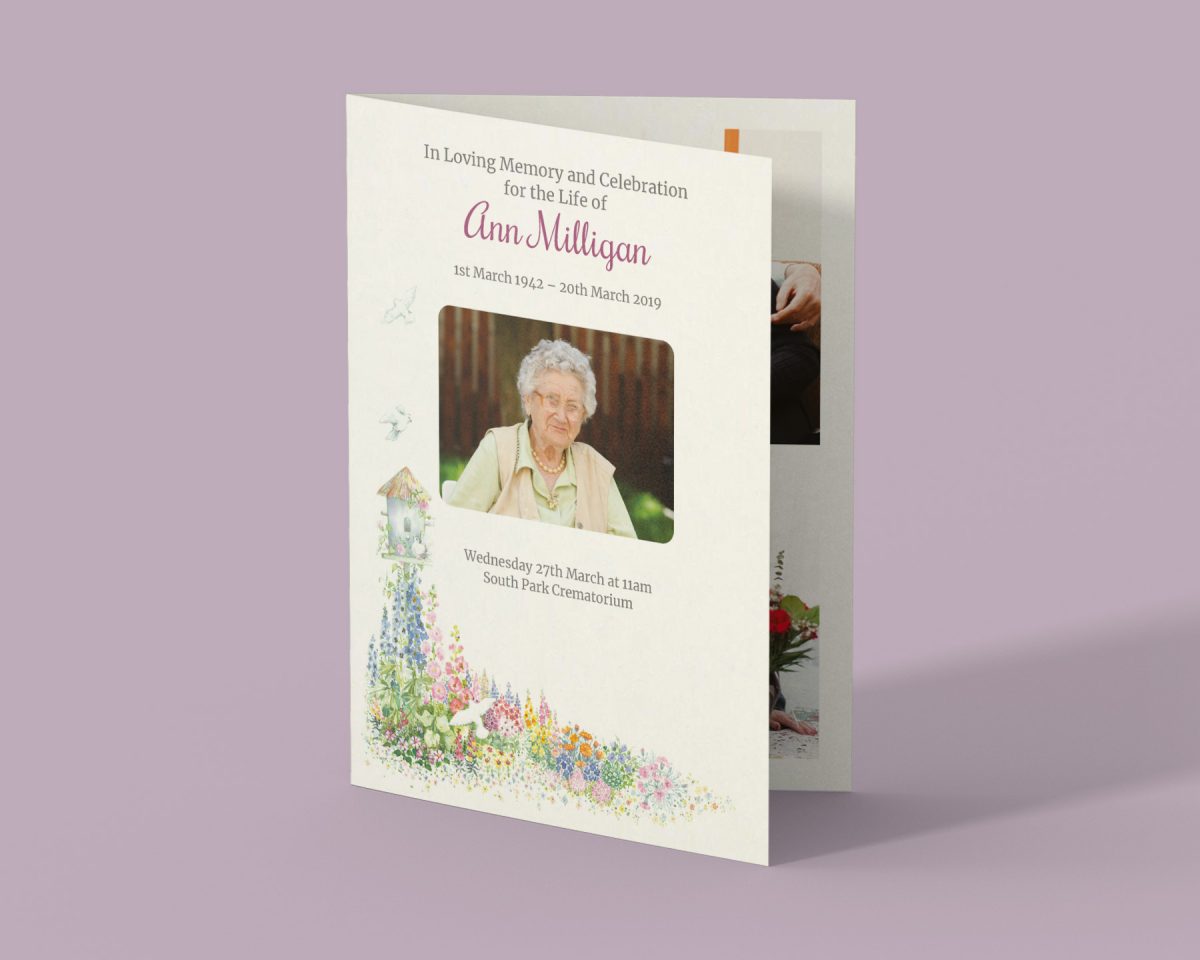 New beautifully illustrated Funeral Order of Service templates ...